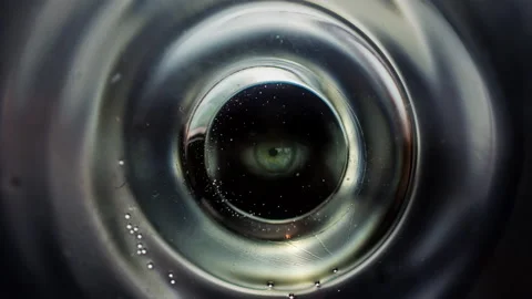 Creepy Eye Peephole Stare Zoom In Weird ... | Stock Video | Pond5