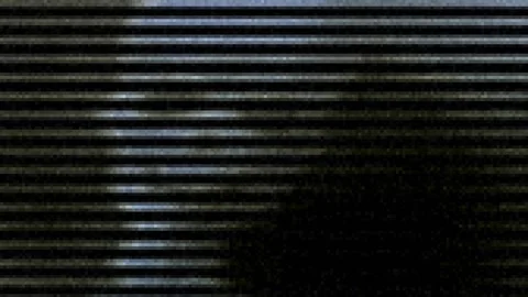 Creepy face appears on glitching static ... | Stock Video | Pond5