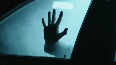 Creepy hand by night. Horror scene in ca... | Stock Video | Pond5