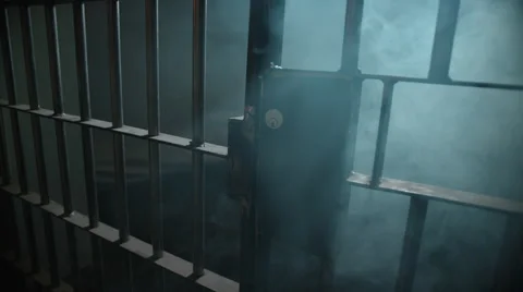 Creepy Haunted Prison Cell - Smoke and M... | Stock Video | Pond5