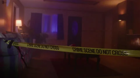 Creepy Hotel Room Crime Scene | Stock Video | Pond5