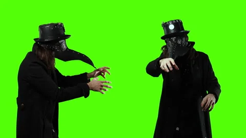 Creepy Masked Man Costume Figure Psycho ... | Stock Video | Pond5