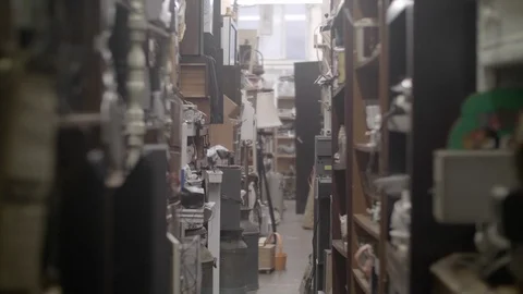CREEPY STORAGE ROOM | Stock Video | Pond5