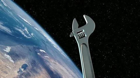 Crescent Wrench (debris) floating in spa... | Stock Video | Pond5