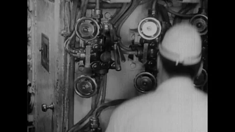 A crew operates inside MS PAN, a World W... | Stock Video | Pond5