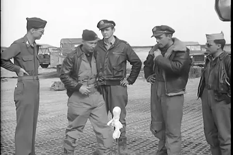 Crew supervisor introduces crew members ... | Stock Video | Pond5