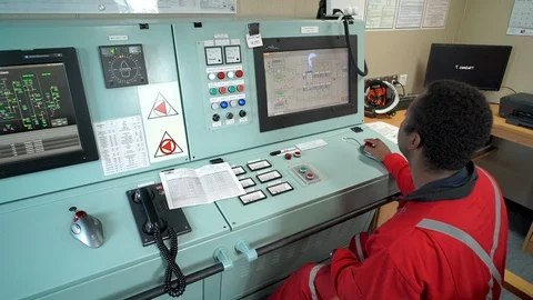 Ship Worker Stock Footage ~ Royalty Free Stock Videos | Pond5