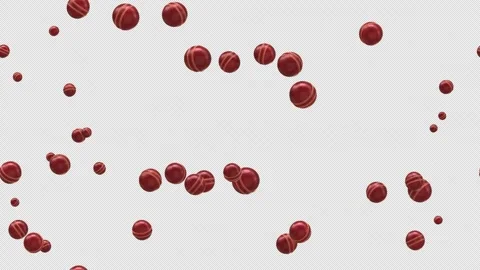 Cricket Ball Bounce with Alpha LOOP-TILE... | Stock Video | Pond5