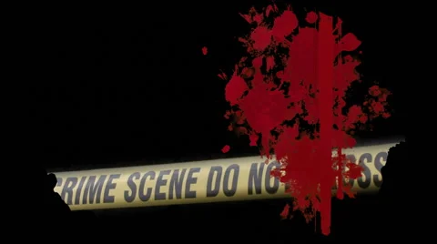 Crime scene animation | Stock Video | Pond5