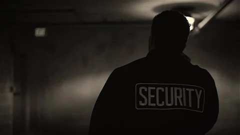 Crime Scene Flashback | Security Guard w... | Stock Video | Pond5