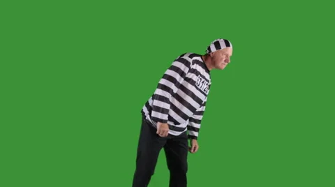 Criminal, green screen | Stock Video | Pond5