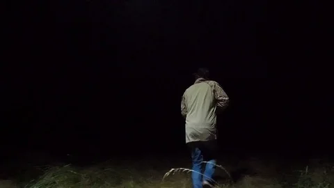 criminal running with gun | Stock Video | Pond5