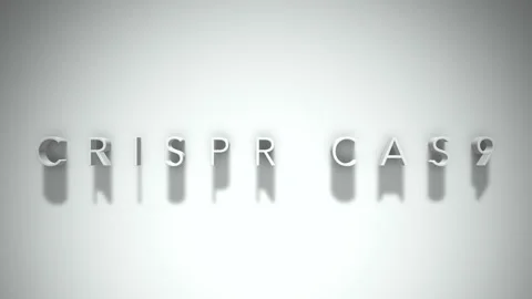 crispr cas9 3D title animation with shad... | Stock Video | Pond5
