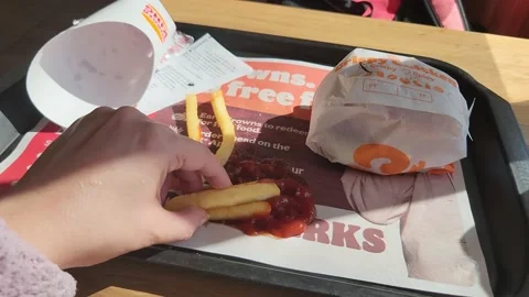 Crispy Chicken Sandwich Wrapper Food Bur... | Stock Video | Pond5