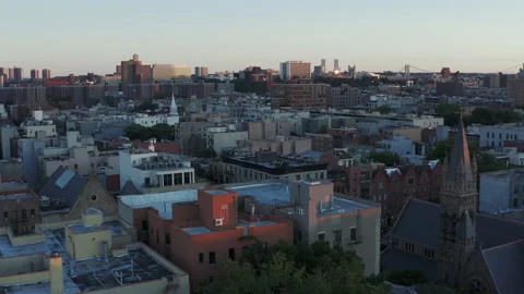 Crispy long pan across the rooftops of H... | Stock Video | Pond5