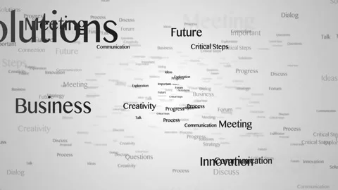 CRITICAL STEPS Keywords Animation, Backg... | Stock Video | Pond5