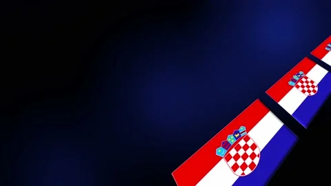 Croatia Flag Animated Background 3d Anim... | Stock Video | Pond5