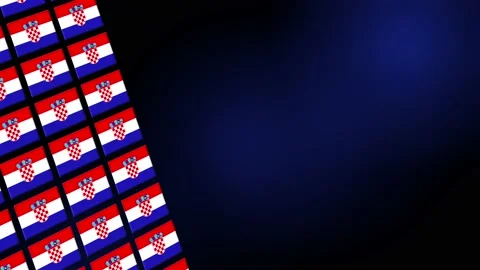 Croatia Flag Animated Background 3d Anim... | Stock Video | Pond5