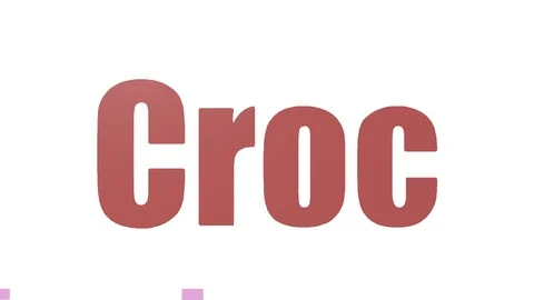 Croc Word Cloud Animated Isolated On Whi... | Stock Video | Pond5