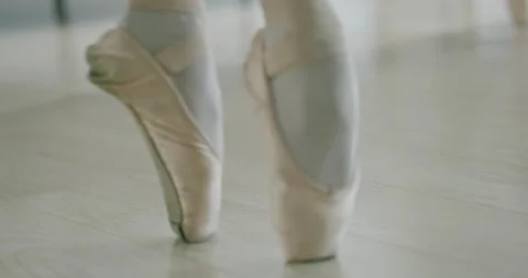 Crop ballerinas dancing on floor. Unreco... | Stock Video | Pond5