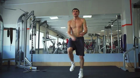 Cropped image of a male boxer legs | Stock Video | Pond5