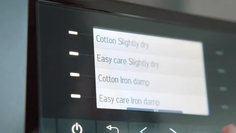 Cropped shot of woman turn on washing ma... | Stock Video | Pond5