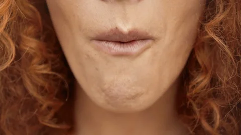 cropped view of curly woman blowing bubb... | Stock Video | Pond5