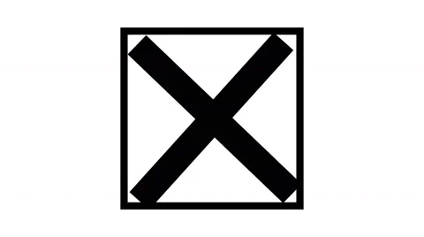 cross in ballot box, voting and election... | Stock Video | Pond5