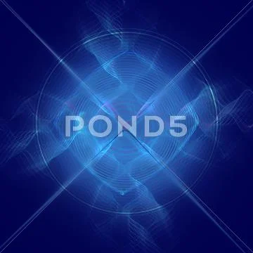 Cross patterns on blue background: Royalty Free #41029338