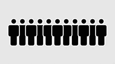 Crowd animation. | Stock Video | Pond5