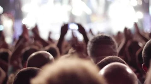 CROWD APPLAUSE STAGE | Stock Video | Pond5