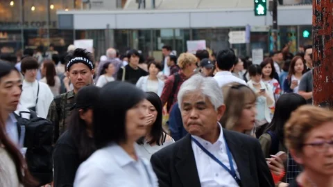 Crowd Walk Through Stock Footage ~ Royalty Free Stock Videos | Pond5