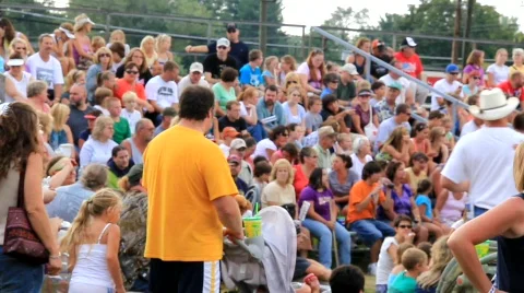 Crowd Bleachers Stock Video Footage | Royalty Free Crowd Bleachers ...