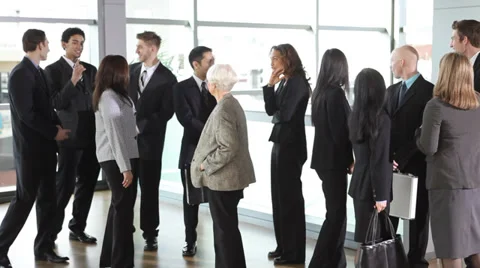 Crowd Talking Stock Footage ~ Royalty Free Stock Videos | Pond5