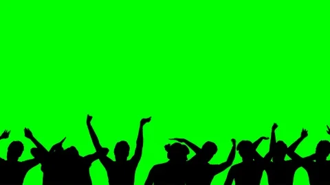 Crowd Cheering Green Screen Stock Video Footage | Royalty Free Crowd ...