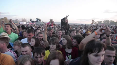 Crowd Screaming Stock Footage ~ Royalty Free Stock Videos | Pond5