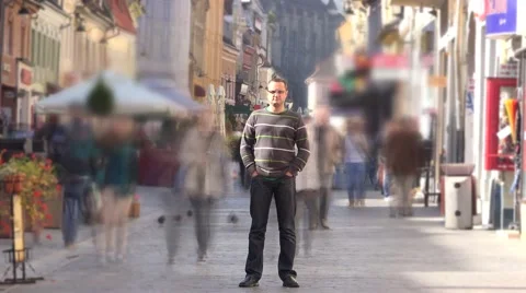 Standing Still Crowd Stock Videos – Royalty-Free HD & 4K Videos | Pond5