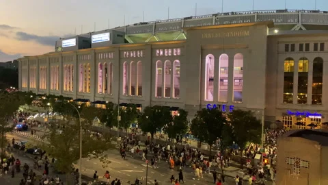 Crowd In Stadium Outside Stock Video Footage | Royalty Free Crowd In ...