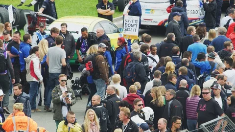 Car Racing Crowd Stock Footage ~ Royalty Free Stock Videos | Pond5