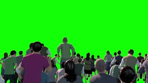 Audience Crowd Green Screen Stock Video Footage | Royalty Free Audience ...