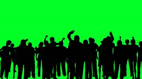 crowd of people cheerful cheering on gr... | Stock Video | Pond5