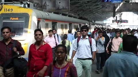 Cst Railway Station Stock Video Footage | Royalty Free Cst Railway ...