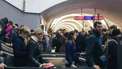 Rush Hour Crowd Stock Video Footage | Royalty Free Rush Hour Crowd ...