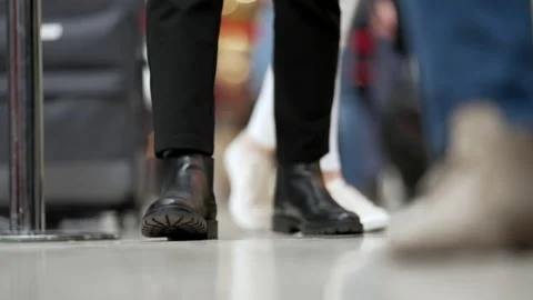 Crowd of people. Low angle shot of peopl... | Stock Video | Pond5