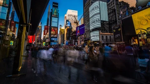 Crowd People Lapse Time Us Stock Video Footage | Royalty Free Crowd ...