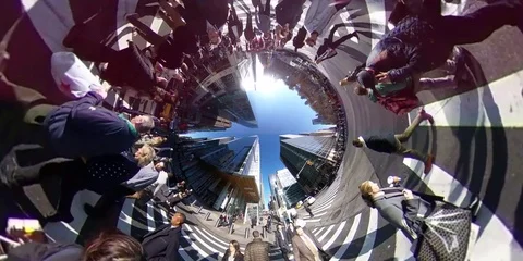 Fisheye Walking Stock Videos – Royalty-Free HD & 4K Videos