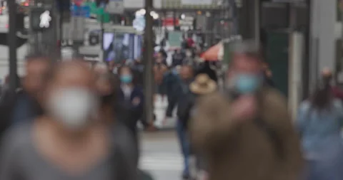 Crowd Masks Stock Video Footage | Royalty Free Crowd Masks Videos | Pond5