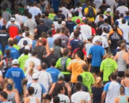 Crowd Run Stock Video Footage | Royalty Free Crowd Run Videos | Pond5
