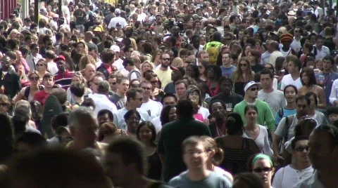 crowd time-lapse | Stock Video | Pond5