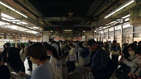 Crowd Waiting In Line Stock Footage ~ Royalty Free Stock Videos | Pond5